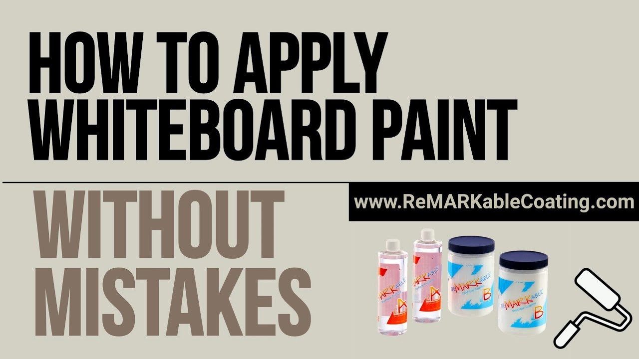 How to Install Whiteboard Paint The Right way